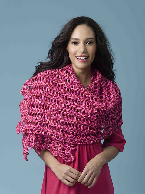 Ravelry: Cascading V Shawl pattern by Shari White