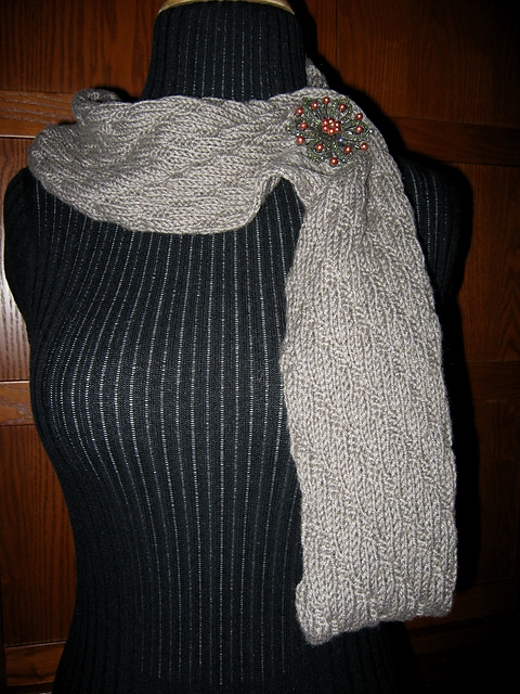 Ravelry: To the Left Infinity Scarf pattern by Carrie Carpenter
