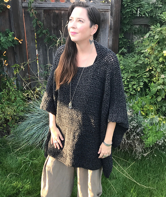Ravelry: The Pacific Poncho pattern by Pam Carr
