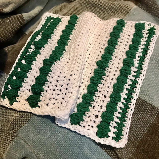 Ravelry: Holiday Bobble Dishcloth pattern by Pam Carr