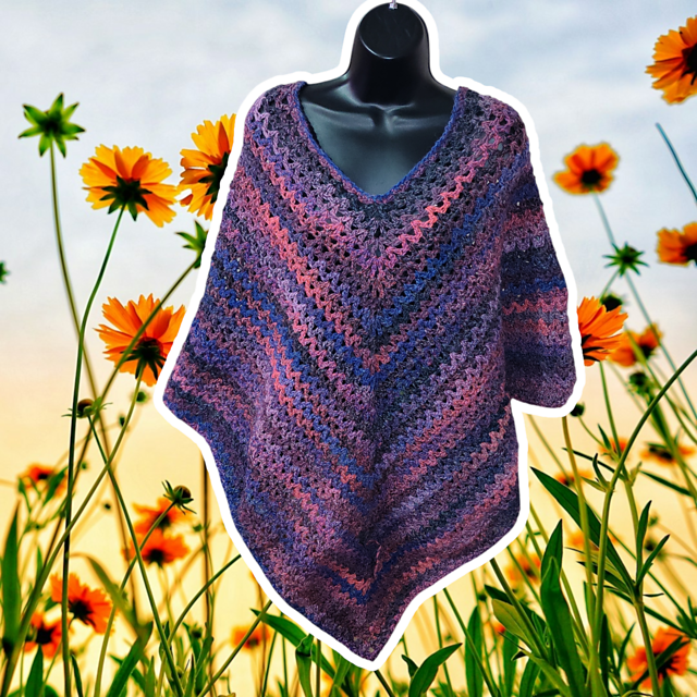 Ravelry: Morning Chill Poncho pattern by CascadeFiberworks