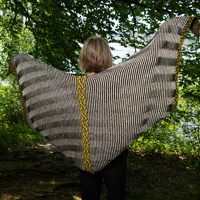 Ravelry: Mosaic Shadow Shawl pattern by Sherril Steele-Carlin