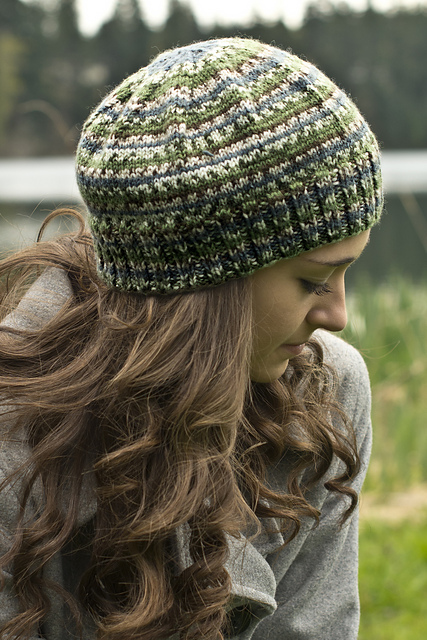 Ravelry: Striped Stocking Cap pattern by Lin Damrell