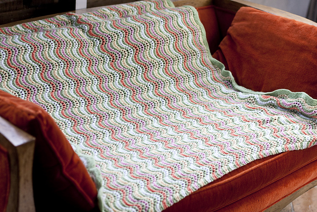 Ravelry: Fan & Feather Afghan pattern by Cascade Yarns® Design Team