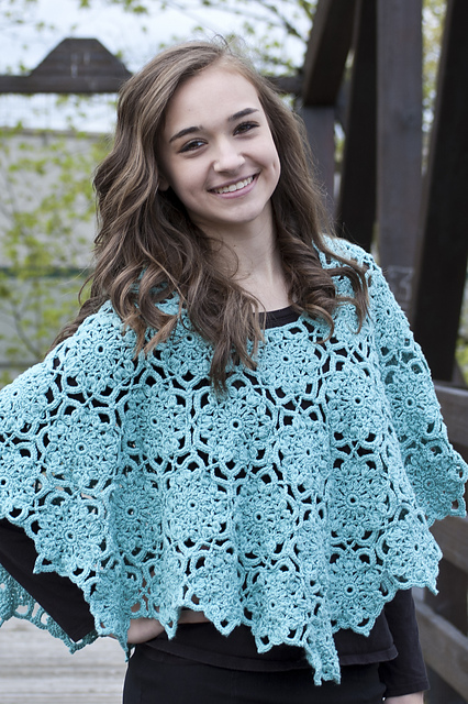 Ravelry: The Modern Poncho pattern by Cristina Mershon