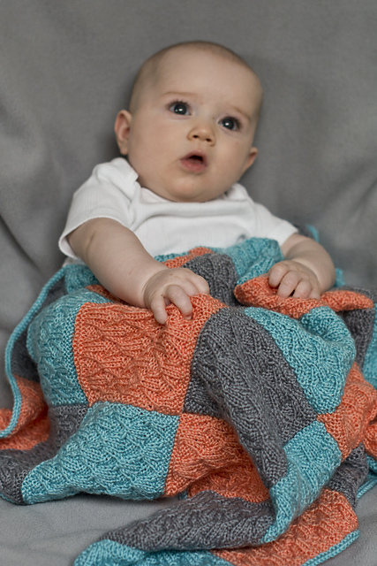 Ravelry: Twisted Blocks Baby Blanket pattern by Anastasia Blaes