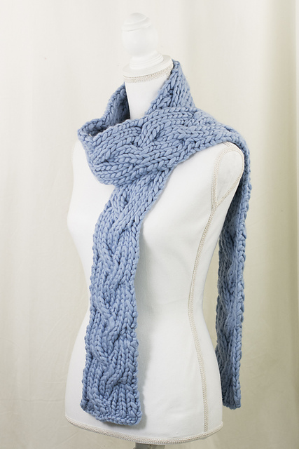 Ravelry: Reversible Braid Scarf pattern by Shannon Dunbabin