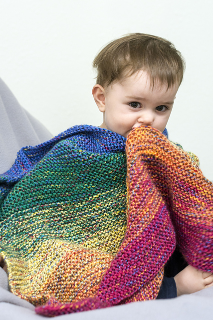 Ravelry: Shading Rainbow Blanket pattern by Shannon Dunbabin