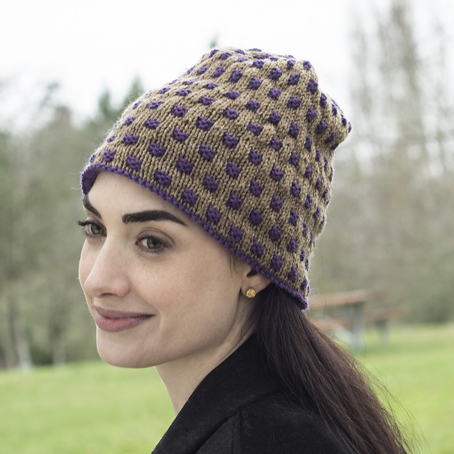 Ravelry: Two Color Weave Hat pattern by Cheryl Beckerich
