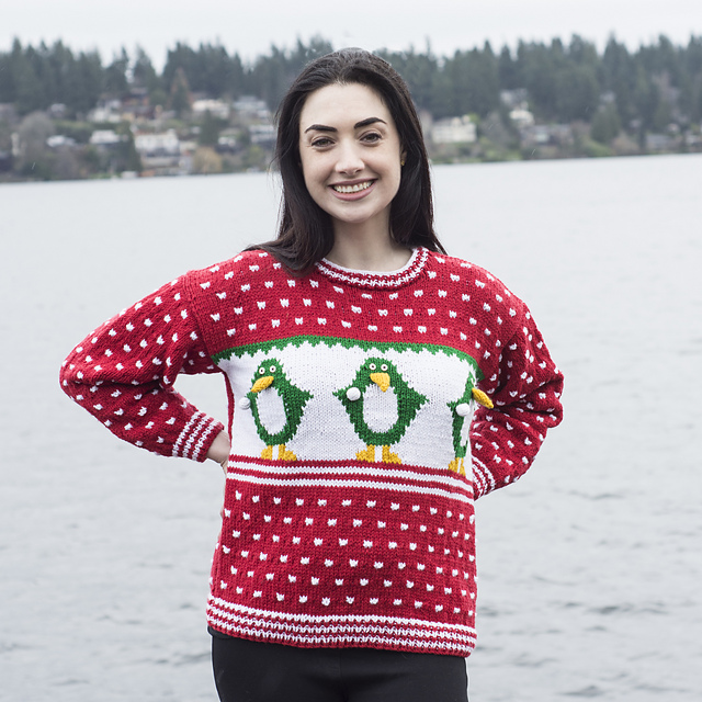 Ravelry: Penguin Sweater pattern by Amy Bahrt