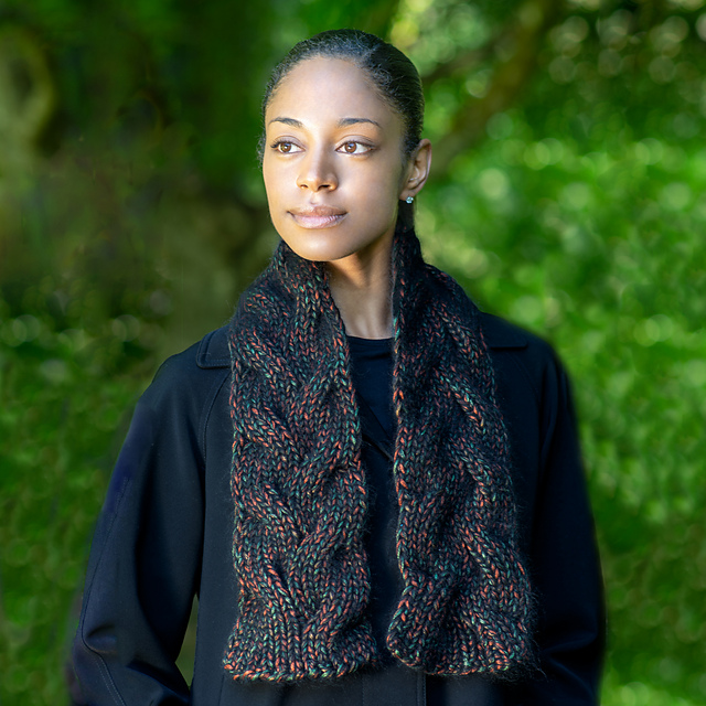 Ravelry: Autumn Braid Scarf pattern by Shannon Dunbabin