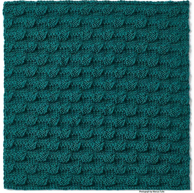 Ravelry: 2019 Knitterati Diagonal Afghan Block 1 pattern by Unjung Yun