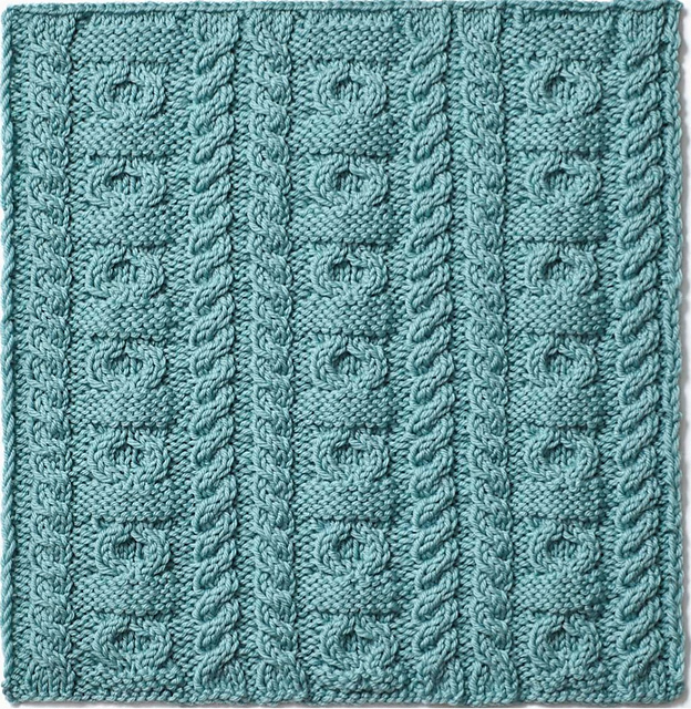 Ravelry: 2019 Knitterati Diagonal Afghan Block 21 pattern by Nicky Epstein