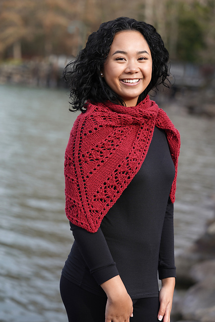 Ravelry: Scarlet Sampler Shawl pattern by Shannon Dunbabin