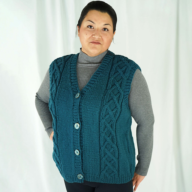 Ravelry: Parker Vest pattern by Melissa Leapman