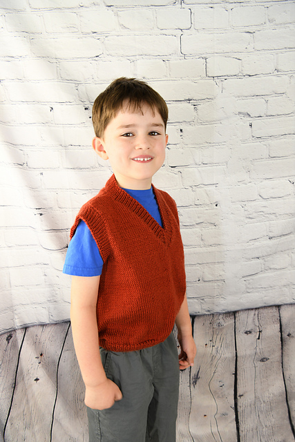 Ravelry: Child’s Vest pattern by Judy Lamb