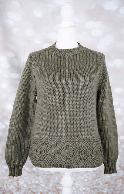 Ravelry: My 1st Top-Down Raglan Pullover pattern by Joan Horton