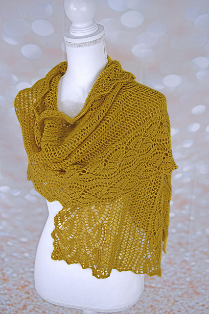 Ravelry: Dayflower Stole pattern by Laurie Beardsley