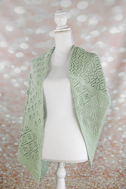 Ravelry: Some Days Are Diamonds Shawl pattern by Sherril Steele-Carlin