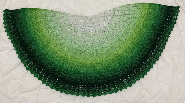 Ravelry: Rainforest Fairy Shawl pattern by Cass