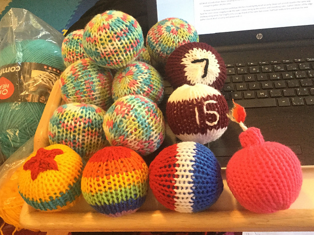 Ravelry: 38 Row Ball on Addi Express pattern by Elizabeth Pierre