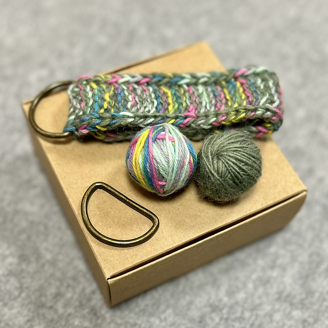 Ravelry: Simple Knitted Garter Stitch Keyring pattern by Castle Craft ...