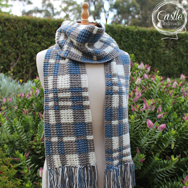 Ravelry: Plaid and Simple Scarf pattern by Elizabeth Castle