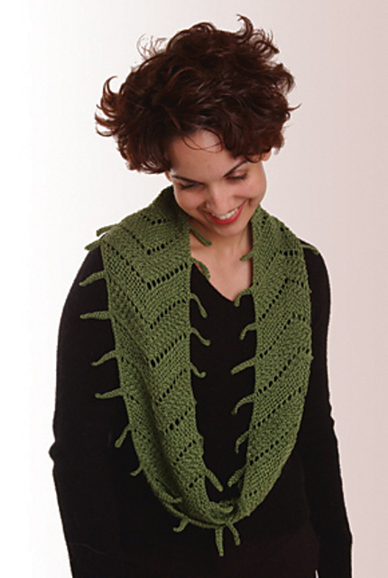 Ravelry: Arrow Lace Pathways Scarf pattern by Cat Bordhi