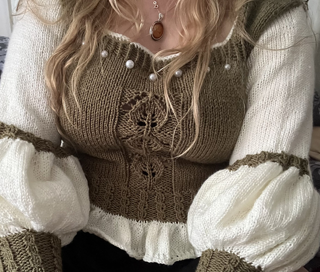 Ravelry: The Anne Boleyn Blouse pattern by Katriana Gillanders