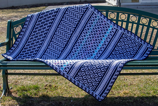 Ravelry: Annika Mosaic Blanket pattern by Cathy Henry