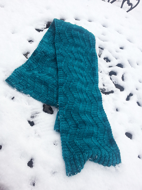 Ravelry: Slalom Scarf pattern by Catherine Berry