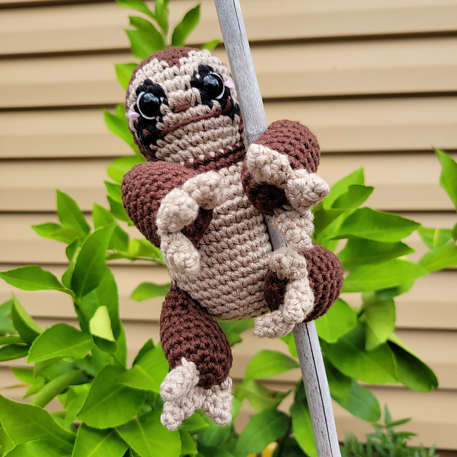 Ravelry: Sylvia the Posable Sloth Amigurumi pattern by Sarah Talmage