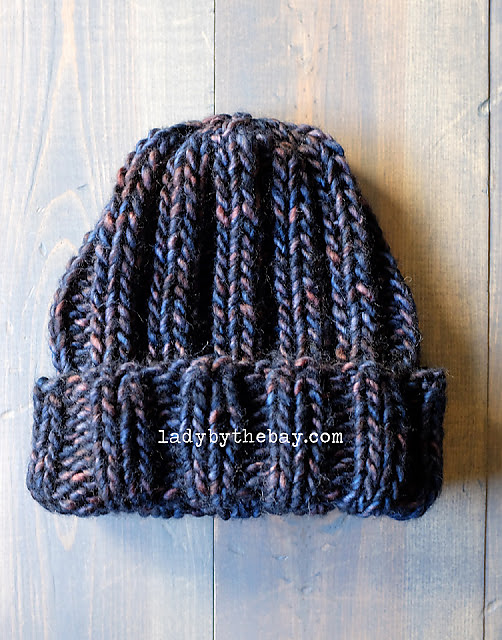 Ravelry: Simple Ribbed Beanie pattern by Dawn Regan