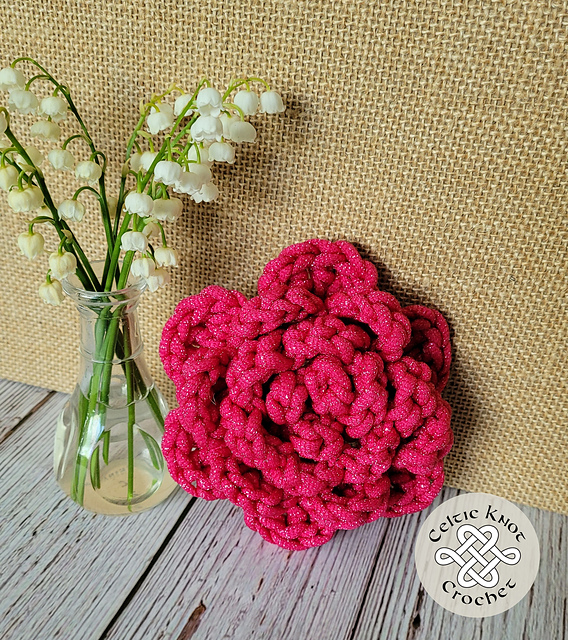 Ravelry: Flower Scrubbie pattern by Jennifer E. Ryan