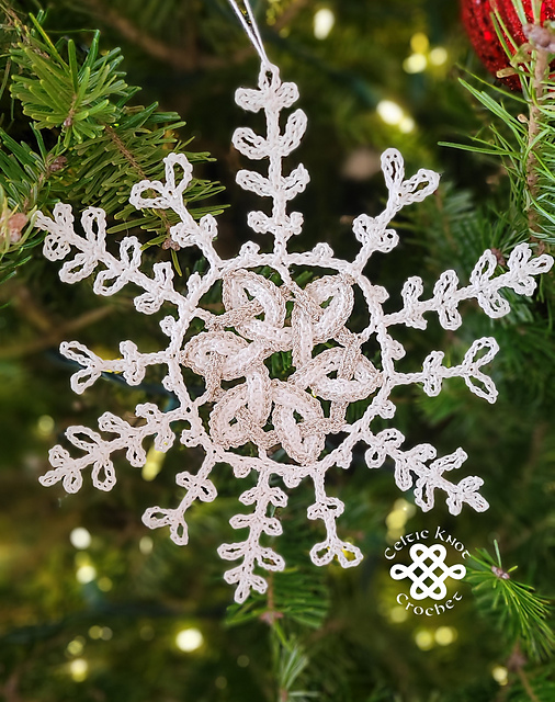 Ravelry: Celtic Flower Snowflake pattern by Jennifer E. Ryan