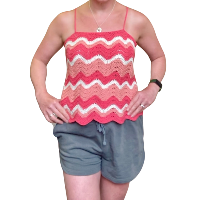 Ravelry: Ladies Chevron Camisole pattern by Cesca Woodrow