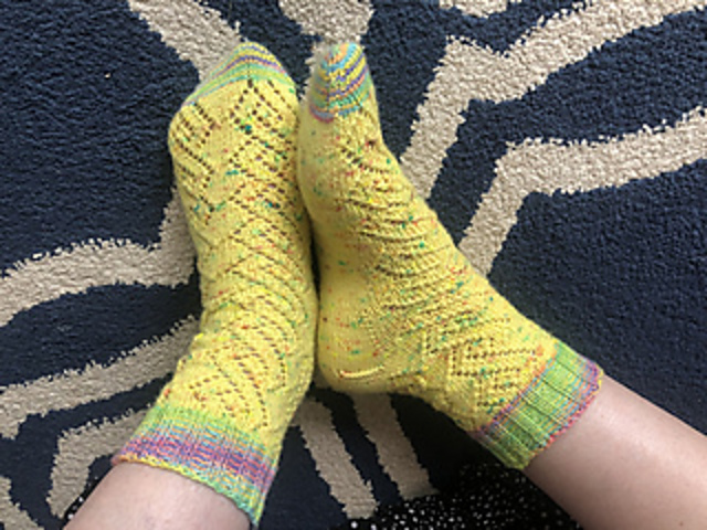 Ravelry: Twisted Bricks socks pattern by Christina Scouten