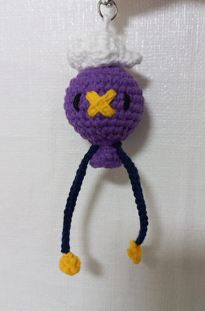 Ravelry: Drifloon amigurumi keychain pattern by Chaon Lim