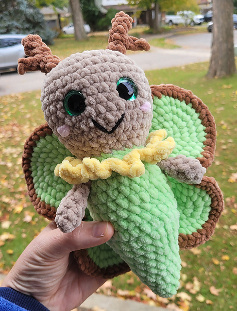 Ravelry: Luna the Woodland Moth pattern by Charlene Morris