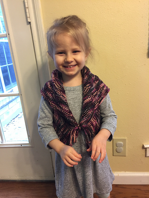 Ravelry: Child's Ballet Shrug (Aran) pattern by Gail Tanquary
