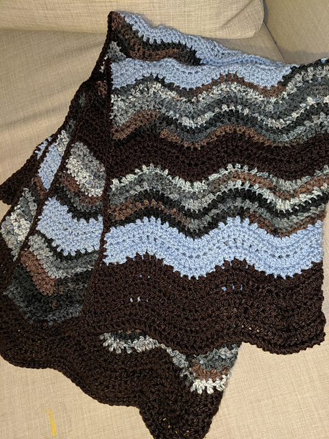 Ravelry: Ripple Throw pattern by Loops & Threads™ Design Team