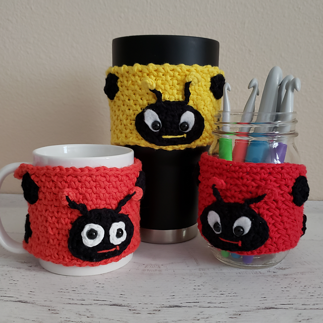Ravelry: Lacey the Ladybug Cozy pattern by Charlyn Smith