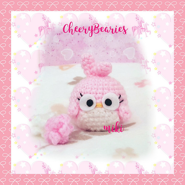 Ravelry: Pink Baby Angry Bird plush pattern by Miki H Kim