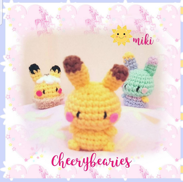 Ravelry: Kawaii Pikachu plush pattern by Miki H Kim