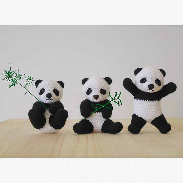 Ravelry: My little Panda pattern by Trang Luu