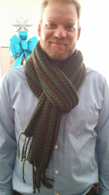 Ravelry: Manly Fashionable Scarf pattern by CroCheleCreations