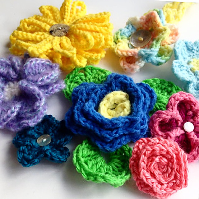 Ravelry: Flower Collection 1 pattern by Cherie Bernatt