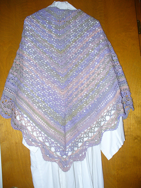 Ravelry: CherryYarn's Baby color prayer shawl