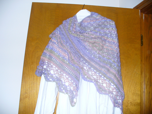 Ravelry: CherryYarn's Baby color prayer shawl
