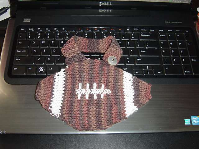 Ravelry: Football Bib pattern by Cheryl Fisher